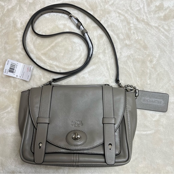 Coach | Bags | Coach Bleecker Leather Mini Brooklyn Messenger Bag 32279 ...